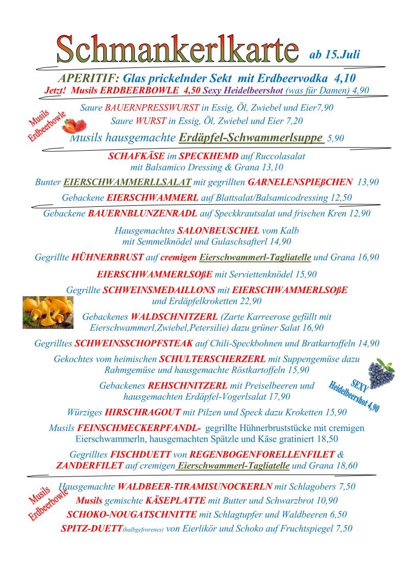 Restaurant Musil – Familienbetrieb seit 1910