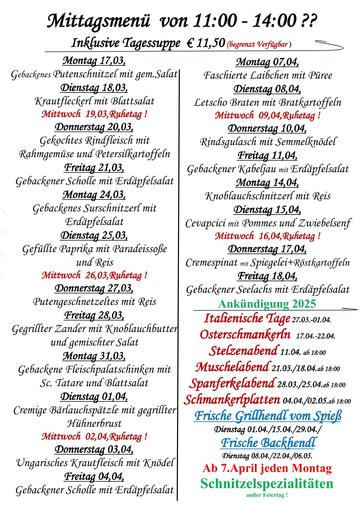 Restaurant Musil – Familienbetrieb seit 1910